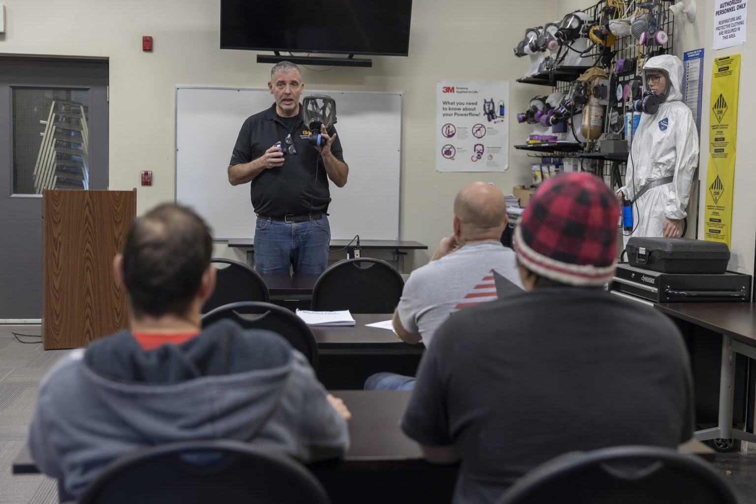 Asbestos abatement workers talk first-hand about new certification ...